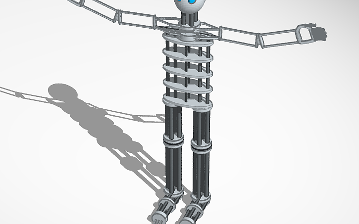 3D design Robot Human - Tinkercad