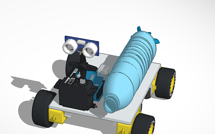 3D design ROBOT VACUUM - Tinkercad