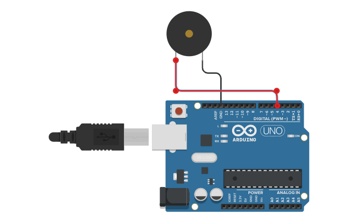 Circuit design Simple - Tinkercad