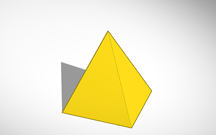 3D design pyramid | Tinkercad