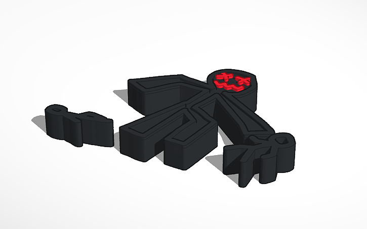 3D design Stick-Man Attack | Tinkercad