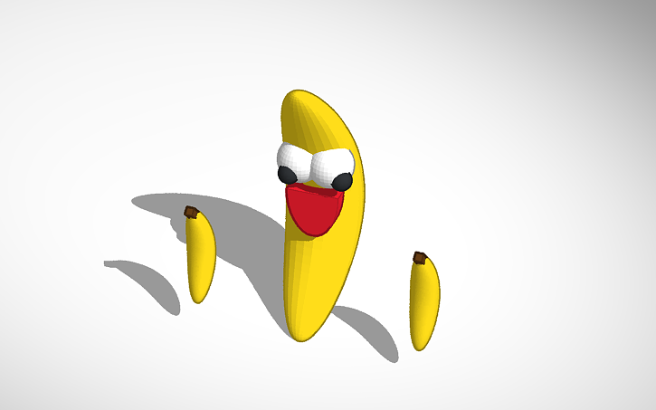 3D design Banana family | Tinkercad