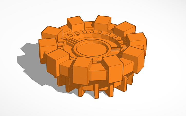 3D design Arc Reactor - Tinkercad