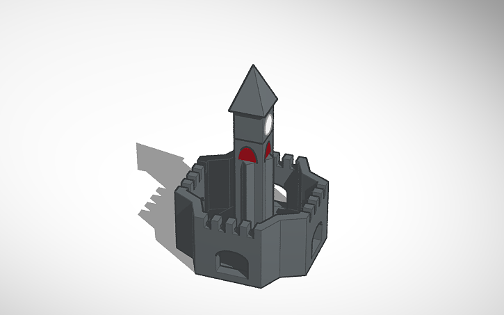 3D design Castle - Tinkercad