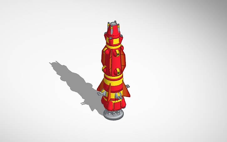 3D design Behemoth Class Heavy Deep Space Warship - Tinkercad
