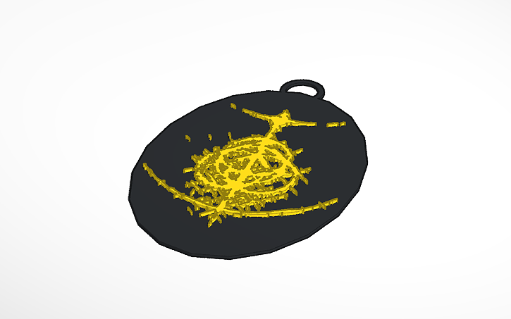 3D design elden ring key chain - Tinkercad