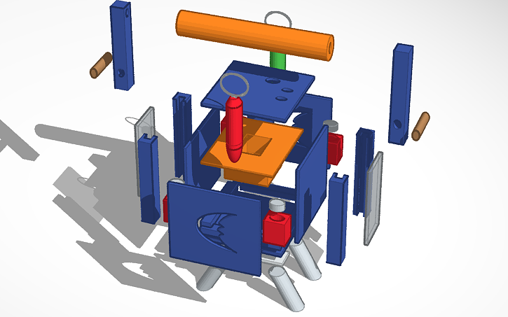 3D design 4N6 Jovan Wong Jun Wei (Exploded View) | Tinkercad