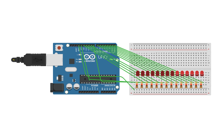 Circuit design desafio 3 | Tinkercad
