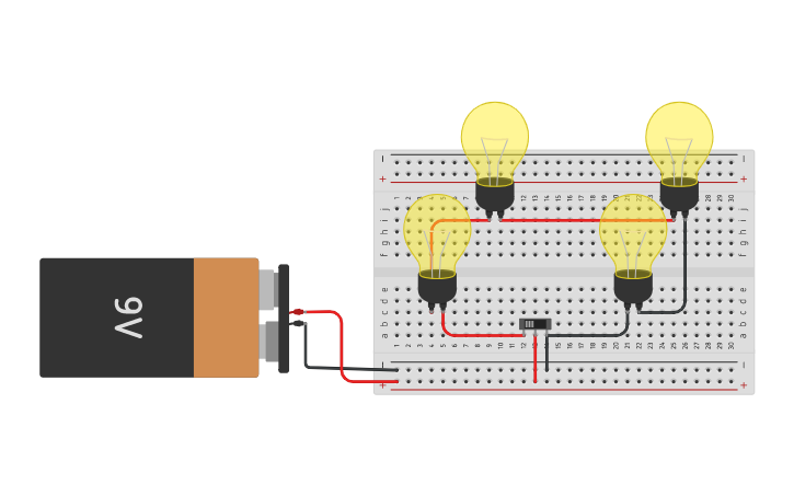 Circuit Design Circuito En Serie Nancy Paulina González Tinkercad