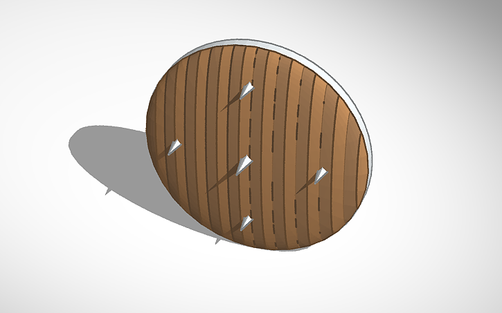 3D design Simple shield - Tinkercad