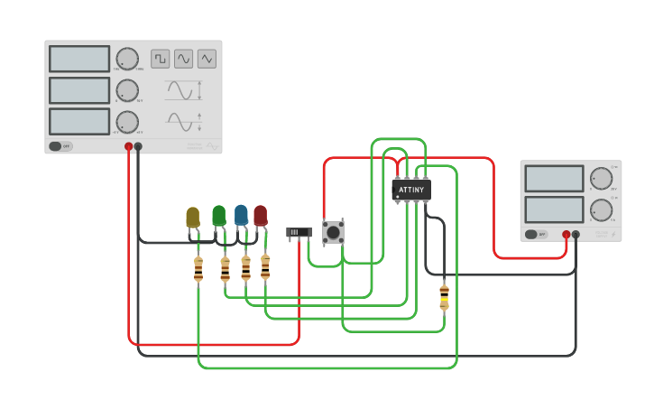 Circuit Design Attiny85 Tinkercad