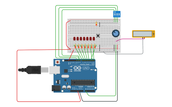 Circuit design DSM Lab7 solution | Tinkercad Circuit design DSM Lab7 solution | Tinkercad