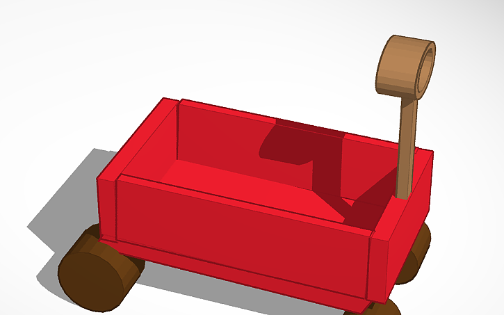 3D design Wagon - Tinkercad