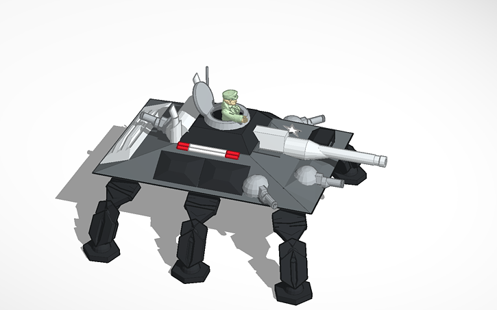 3D design Rebel Tank Destroyer - Tinkercad