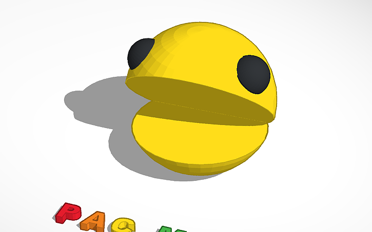3D design pacman | Tinkercad