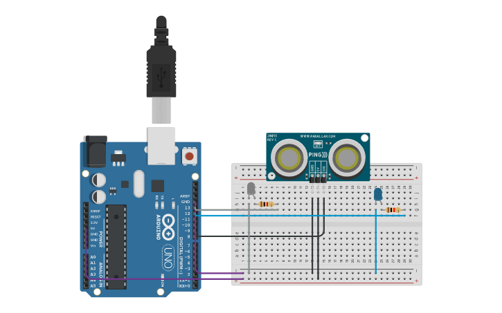 Circuit design radar | Tinkercad