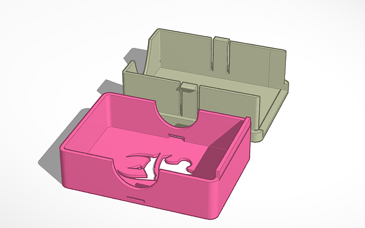 3D design Munchkin playing cards box | Tinkercad