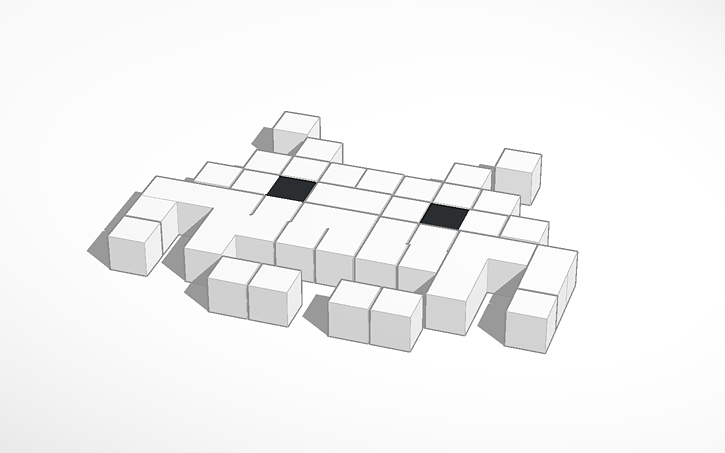 3D design Space invaders 1 | Tinkercad