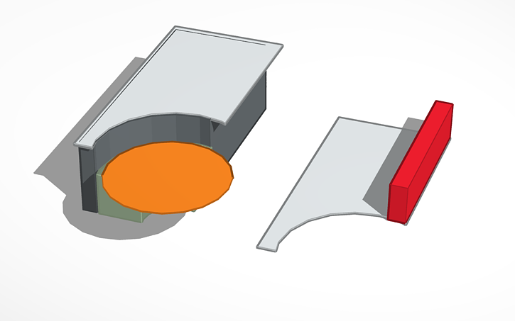 3D design Island with booth | Tinkercad