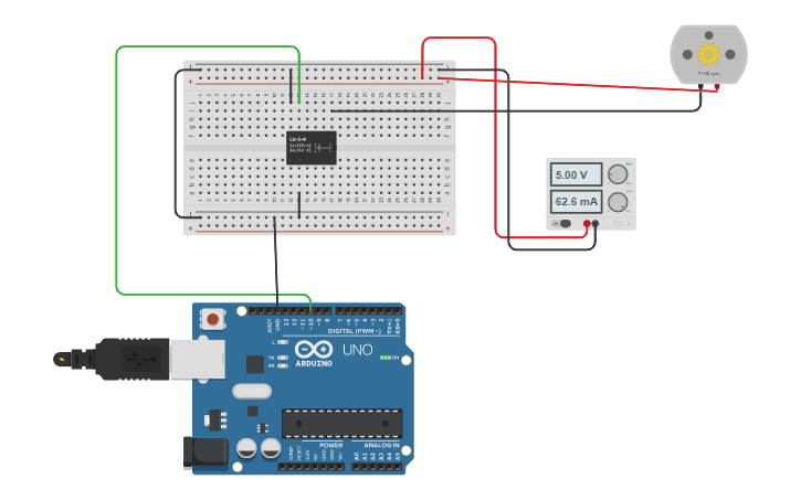 Circuit design Copy of Relé SPDT 17 | Tinkercad