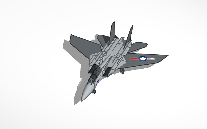 3D design F14-TomCat - Tinkercad