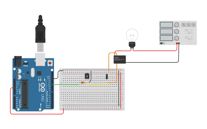 Circuit design arduino_serial-rele - Tinkercad