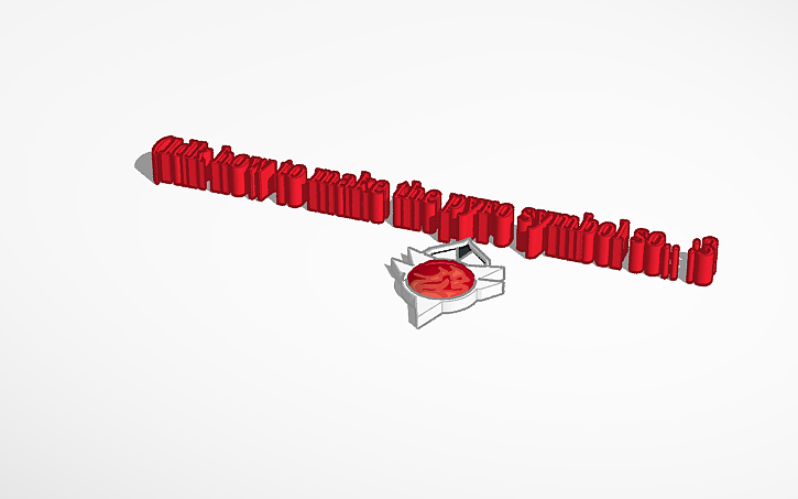 3D design Pyro Vision. (Fontaine) - Tinkercad