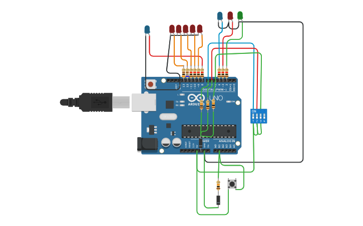 Circuit design Bomb - Tinkercad