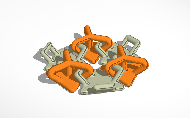 3d Design Triangle Fabric Workin With Minor Supports Tinkercad