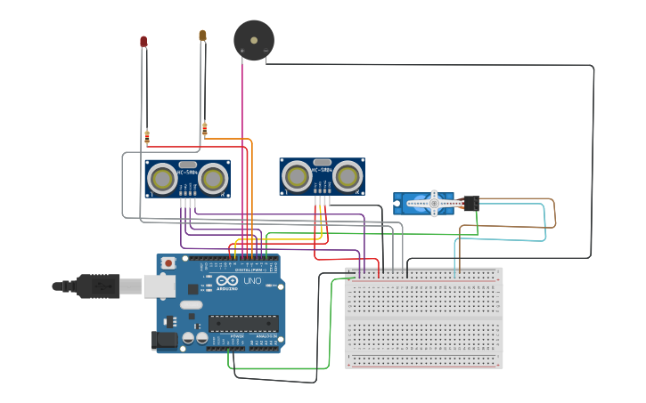 Circuit design Copy of project aditya and amritpal - Tinkercad