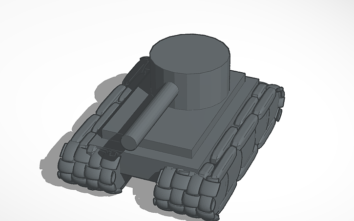 3D design Tank | Tinkercad