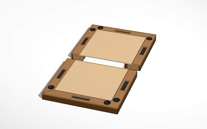 3D design Gaming Table Topper for Plastic Folding Table - Tinkercad