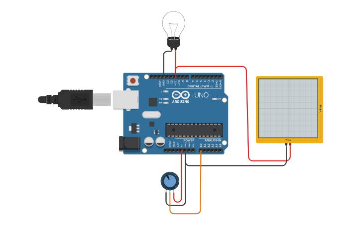 Circuit design pwm - Tinkercad