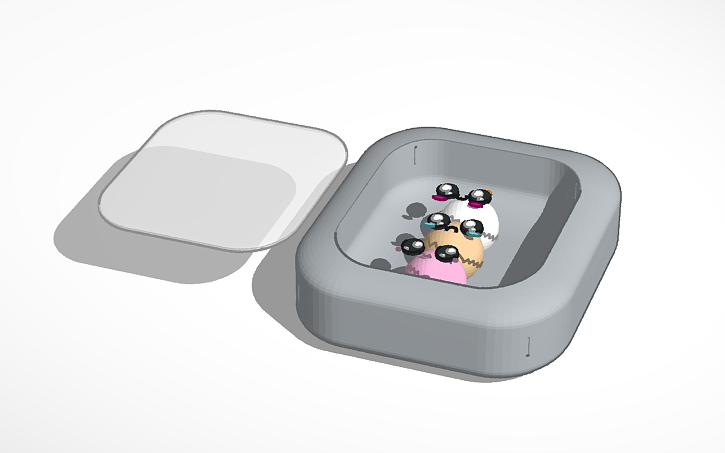 3D design cute Kawaii dessert - Tinkercad