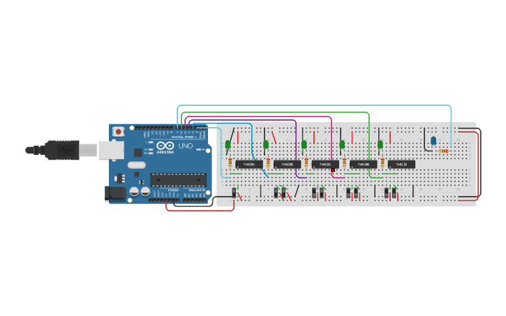 Circuit design Atividade Extra - Exercício 1 - Tinkercad