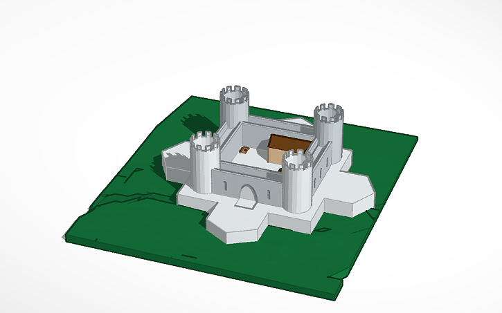 3D design Castle Project | Tinkercad
