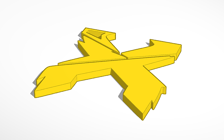 3D design Excision Keychain edit - Tinkercad