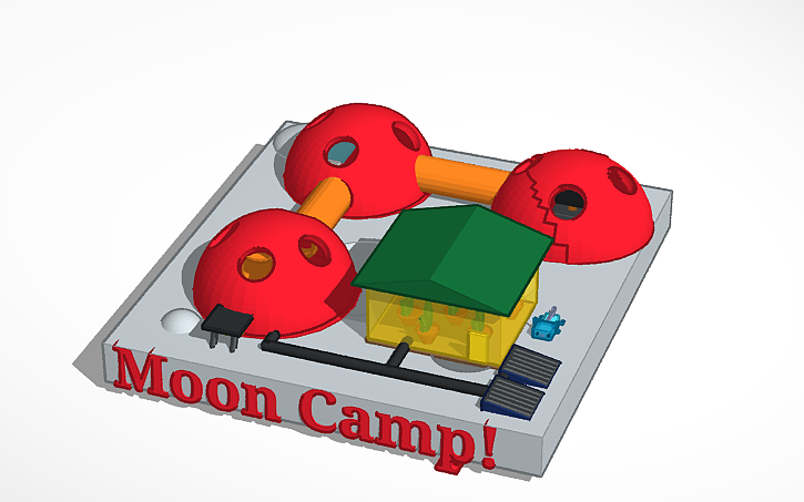 3D design Moon Camp | Tinkercad