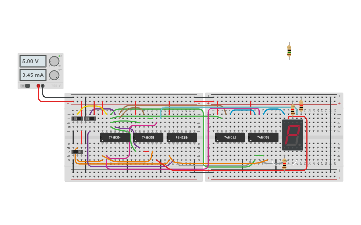 Circuit design UPN20 | Tinkercad