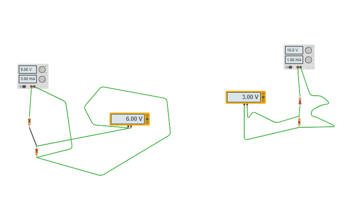 Circuit Design Copy Of Voltage Divider Tinkercad