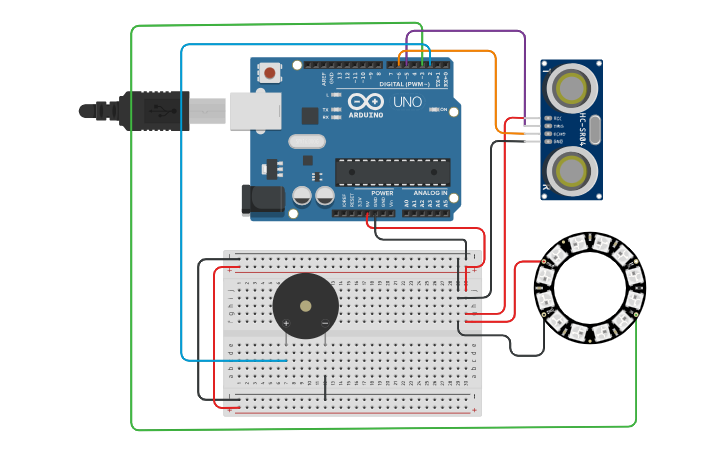 Circuit Design Final Social Distancing Indicator And Alarming System