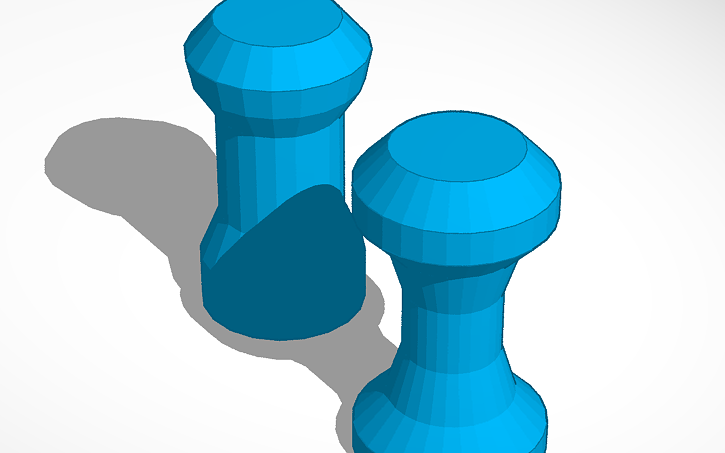 3D design Frank's Stamp Handles | Tinkercad