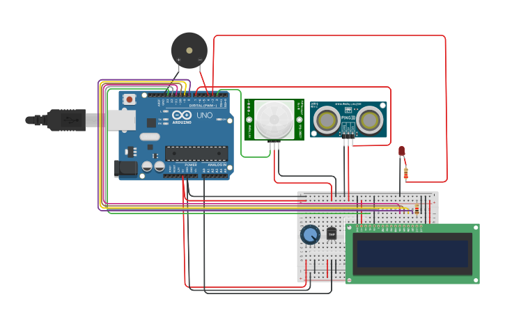 Circuit Design Health Monitoring System Of Patient Tinkercad