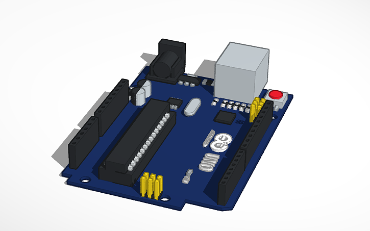 3D design Arduino Uno - Tinkercad