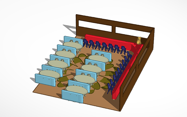 3D design Her Senior Year Set Design | Tinkercad