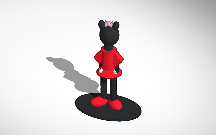 3D design Clara's mini mouse - Tinkercad