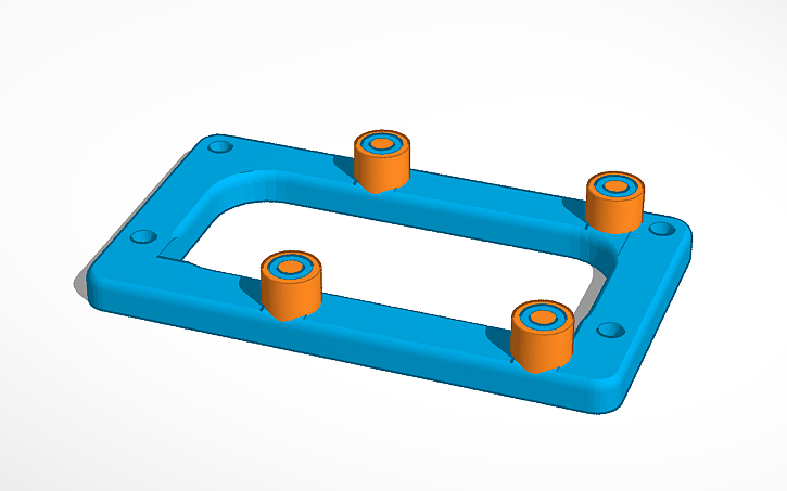 3D design Raspberry Pi Zero HQ Camera Mount - Tinkercad