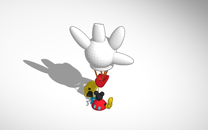 3D design Mickey Mouse Club House - Tinkercad