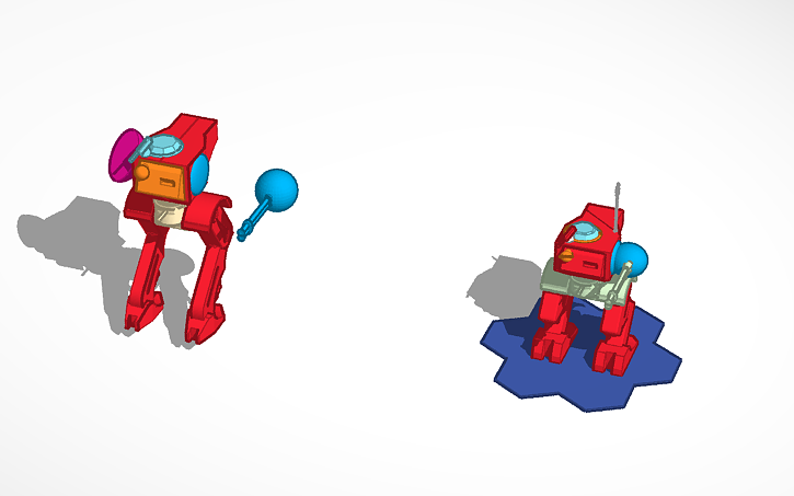 3D design Legacy Light Mech | Tinkercad