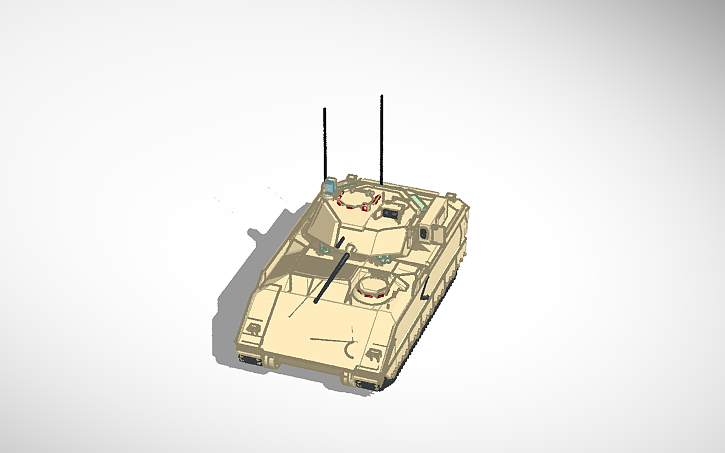 3D design M2 Bradley - Tinkercad